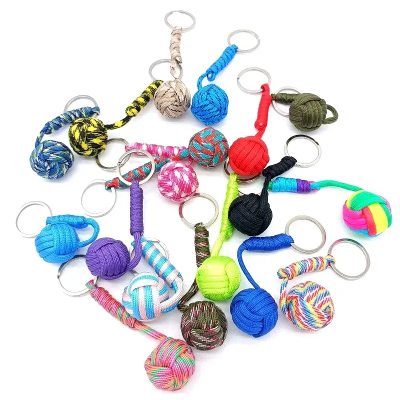DHgate.com:Outdoor Security Monkey Fist Self Defense Keychain Tool for ...