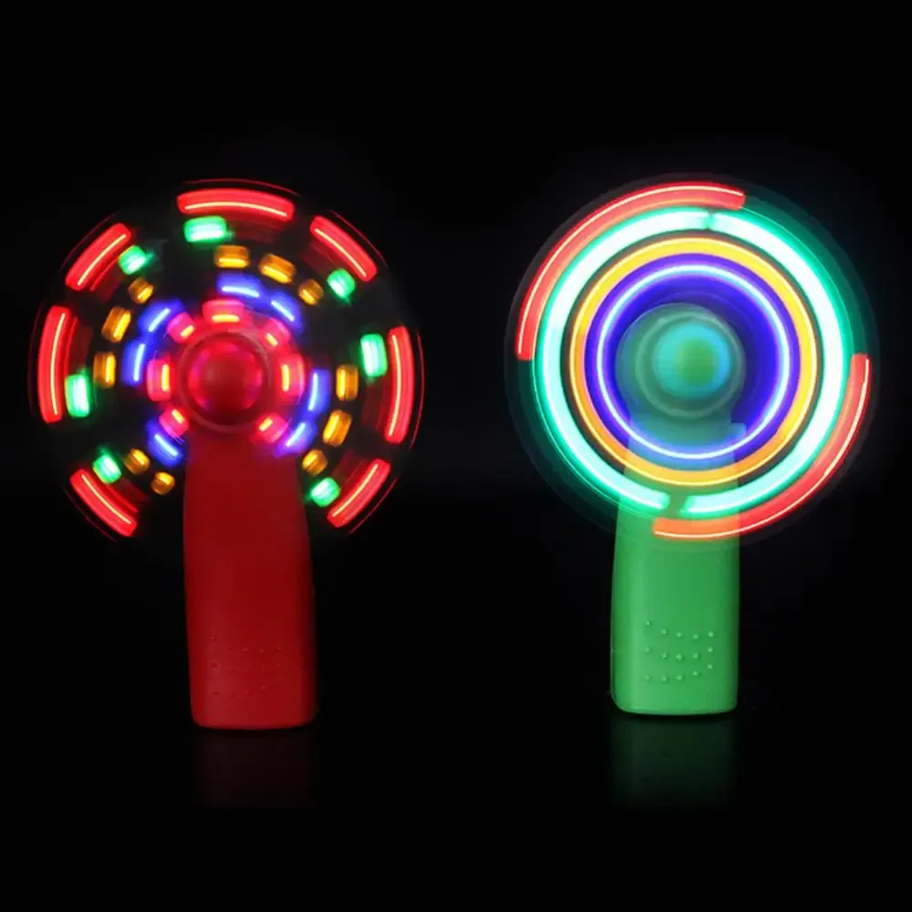 DHgate.com:Glowing Mini Handheld Fan: Colorful LED Light Up Windmill ...