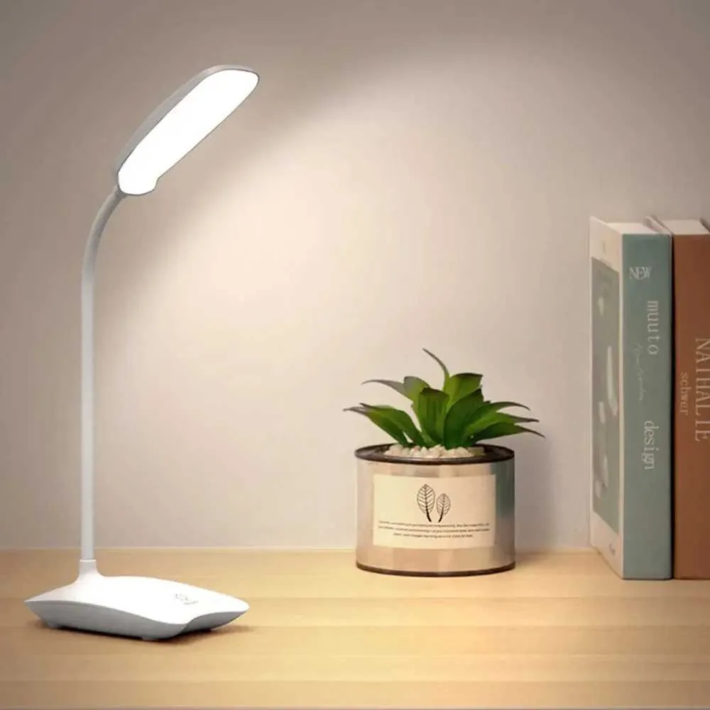 Touch Switch Rechargeable LED Tube Table Lamp: Eye Protection, Study ...