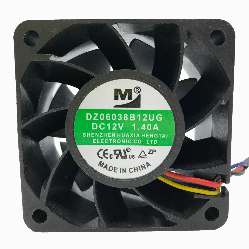 12V 1.4A 6038 photovoltaic inverter Fan - DZ06038B12UG Cooler Cooling Fan