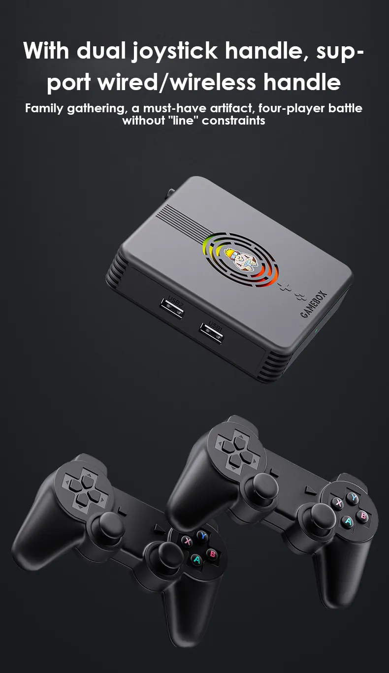 2024 X9 Retro Mini Handheld Game Console with 70000+ Built-in Games and ...