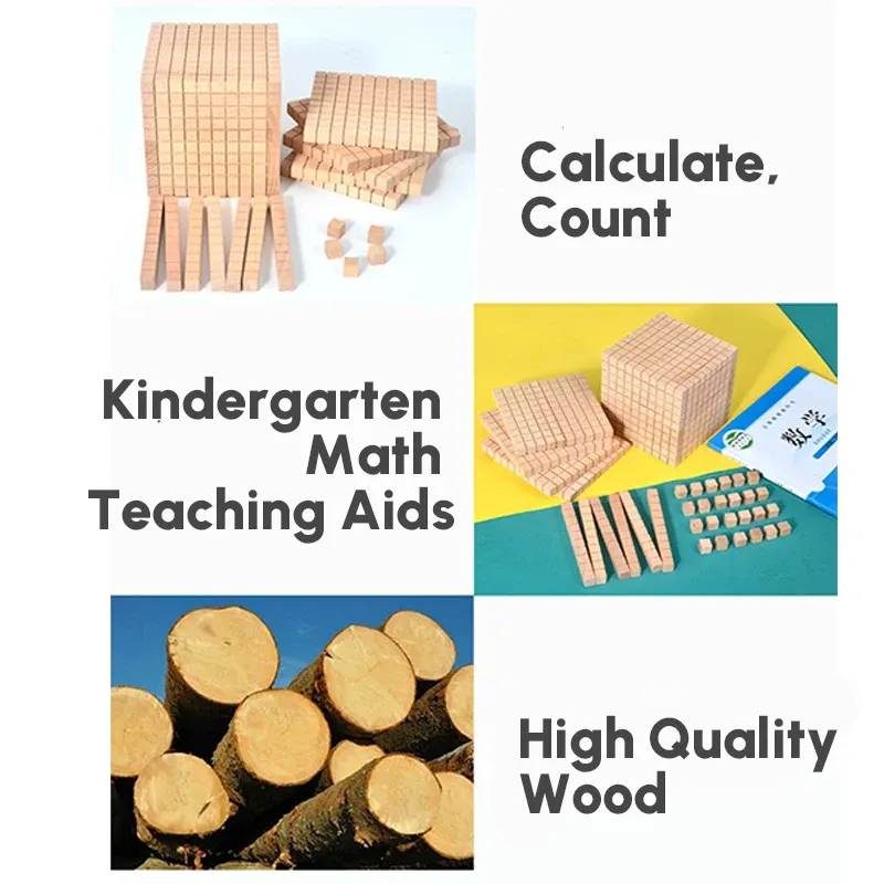 Wholesale Montessori Wooden Math Wooden Toys Decimal Teaching Aids For ...