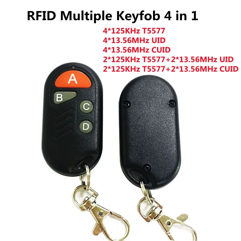 DHgate.com:RFID 13.56MHz CUID S50 & 125KHz T5577 Writable IC Keyfob, 4/ ...