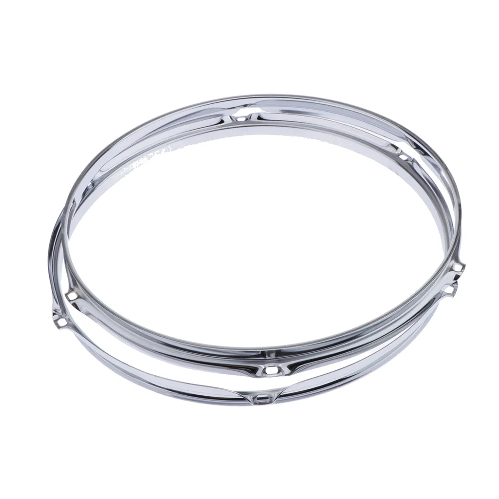 DHgate.com:Upgraded 14" 6-Lug Snare Drum Hoop Rim in Durable Steel (Set ...