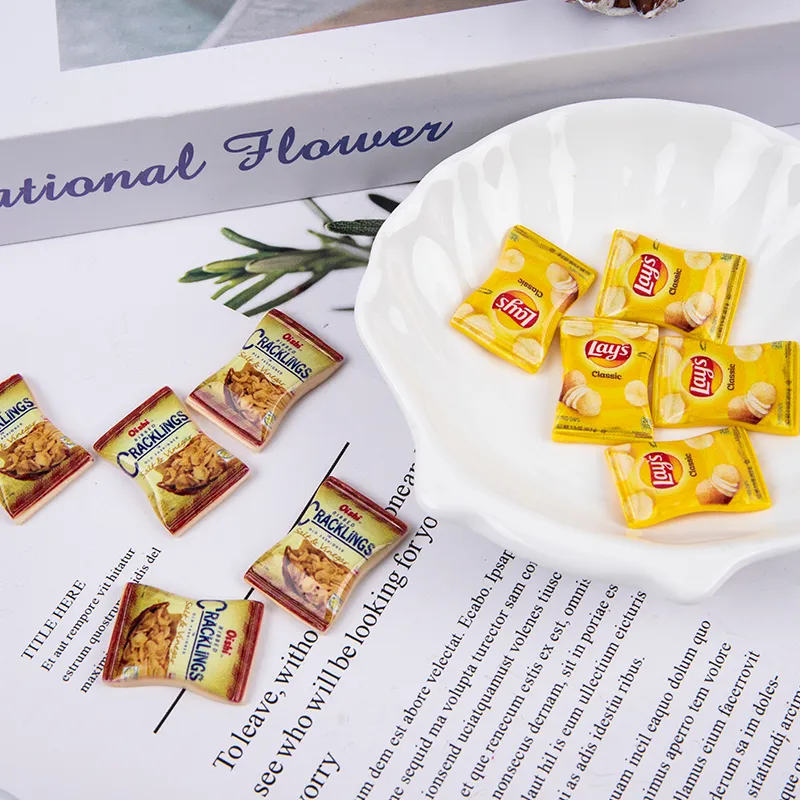 DHgate.com:Miniature Snack Food Set for Dollhouse - 5Pcs Potato Chips ...