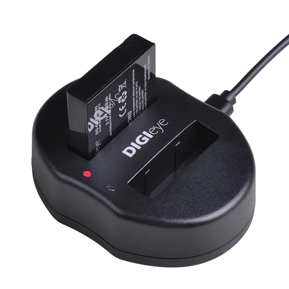 CGA-S005 DMW-BCC12 Battery and Dual USB Charger for Panasonic Lumix DMC ...