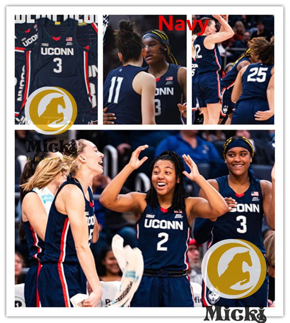 Aaliyah Edwards UConn Huskies Womens Basketball Jersey Stitched Final ...