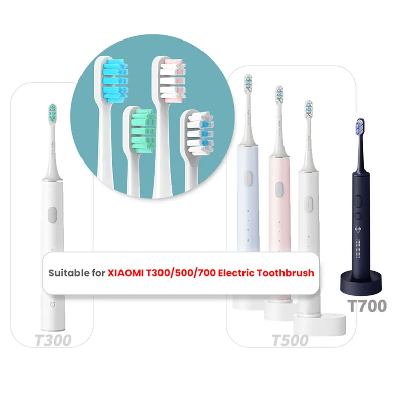 DHgate.com:3-Pack Xiaomi Mijia Sonic Toothbrush Dupont Replacement Brush Heads, Compatible with ...