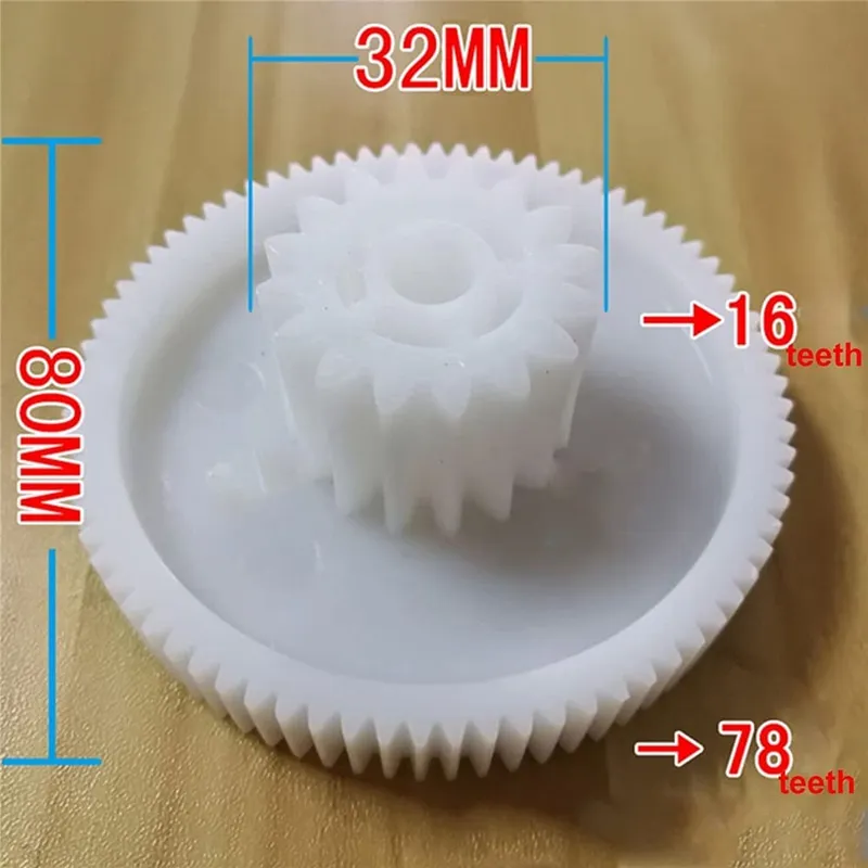 Small Plastic Gears for Meat Grinder Repair - Replacement S/M/L ...