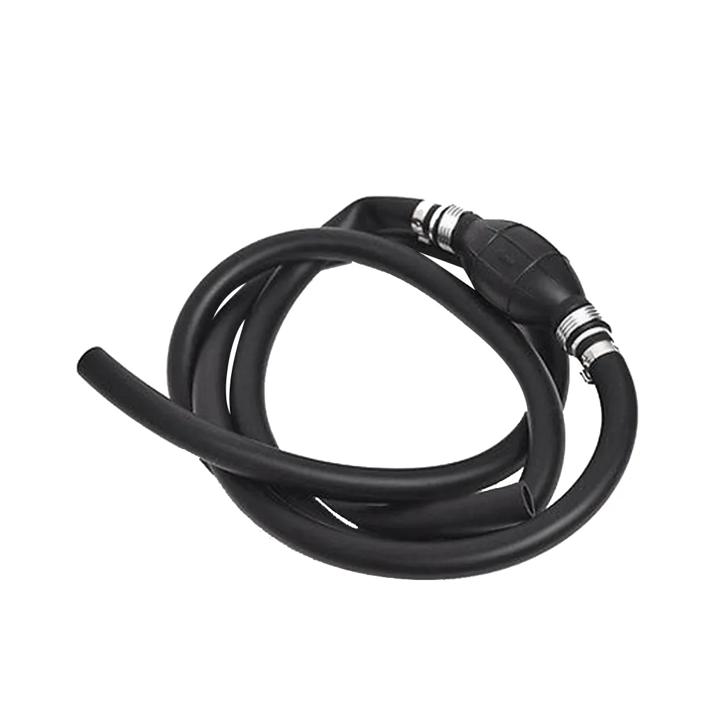 Marine-Grade 6Ft 2M Rubber Outboard Boat Fuel Line with Primer Bulb for ...