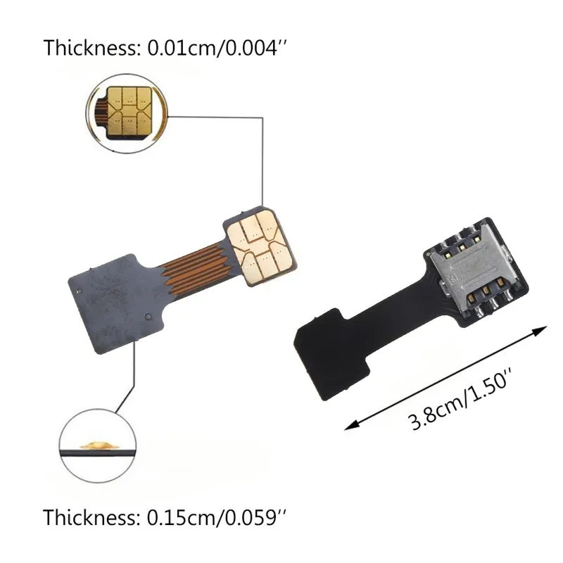 4G Micro SD Card Adapter For Sim Card Dual SIM Extension, Nano Sim ...