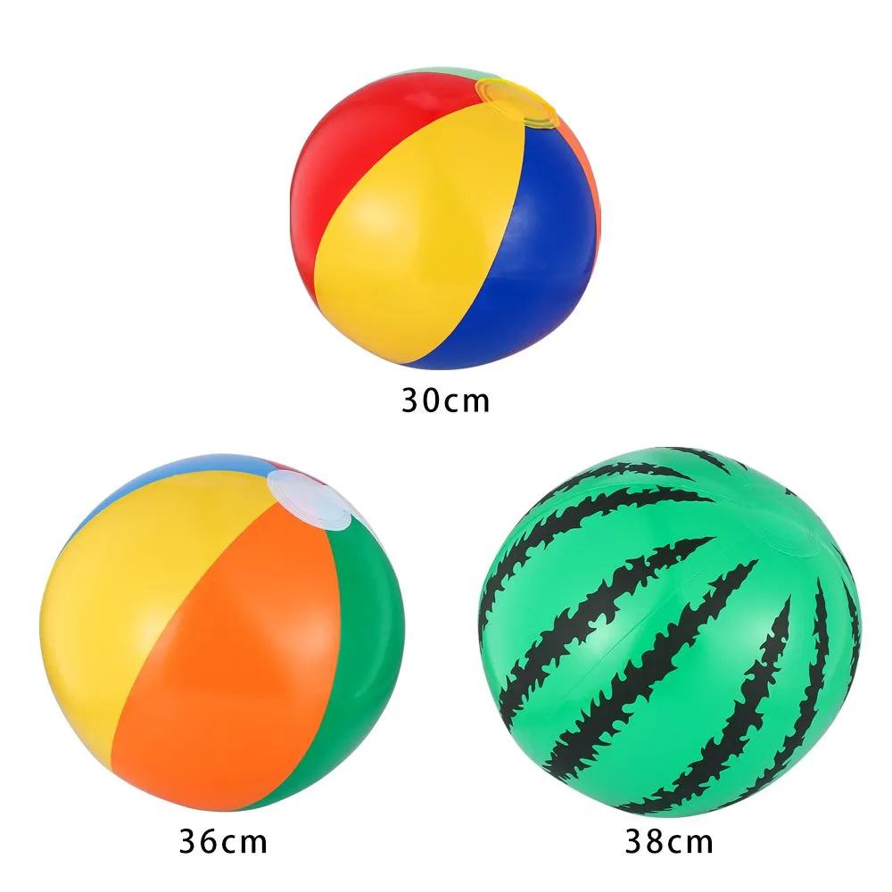 Inflatable Beach Balls Colorful Pool And Party Water Game Toys For Kids ...