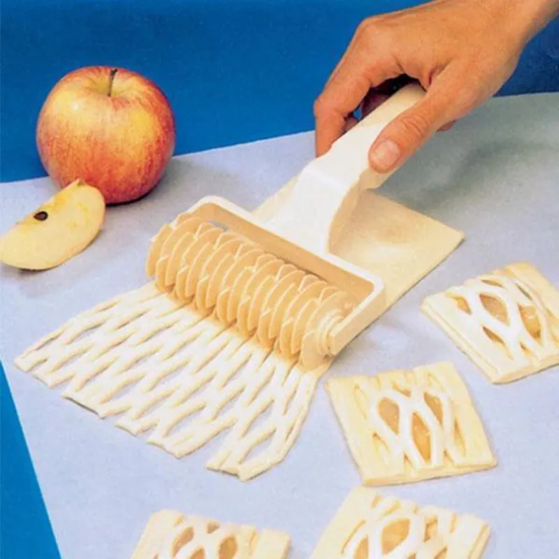 Pizza short bread pastry Roller Cutter - Bakeware for Making Cookie Pie ...