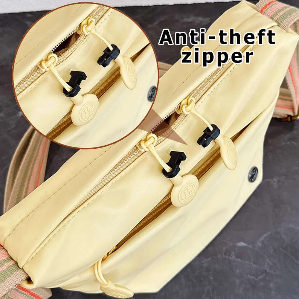 Lightweight Nylon Crossbody Bag for Women - Adjustable Strap, Zipper ...