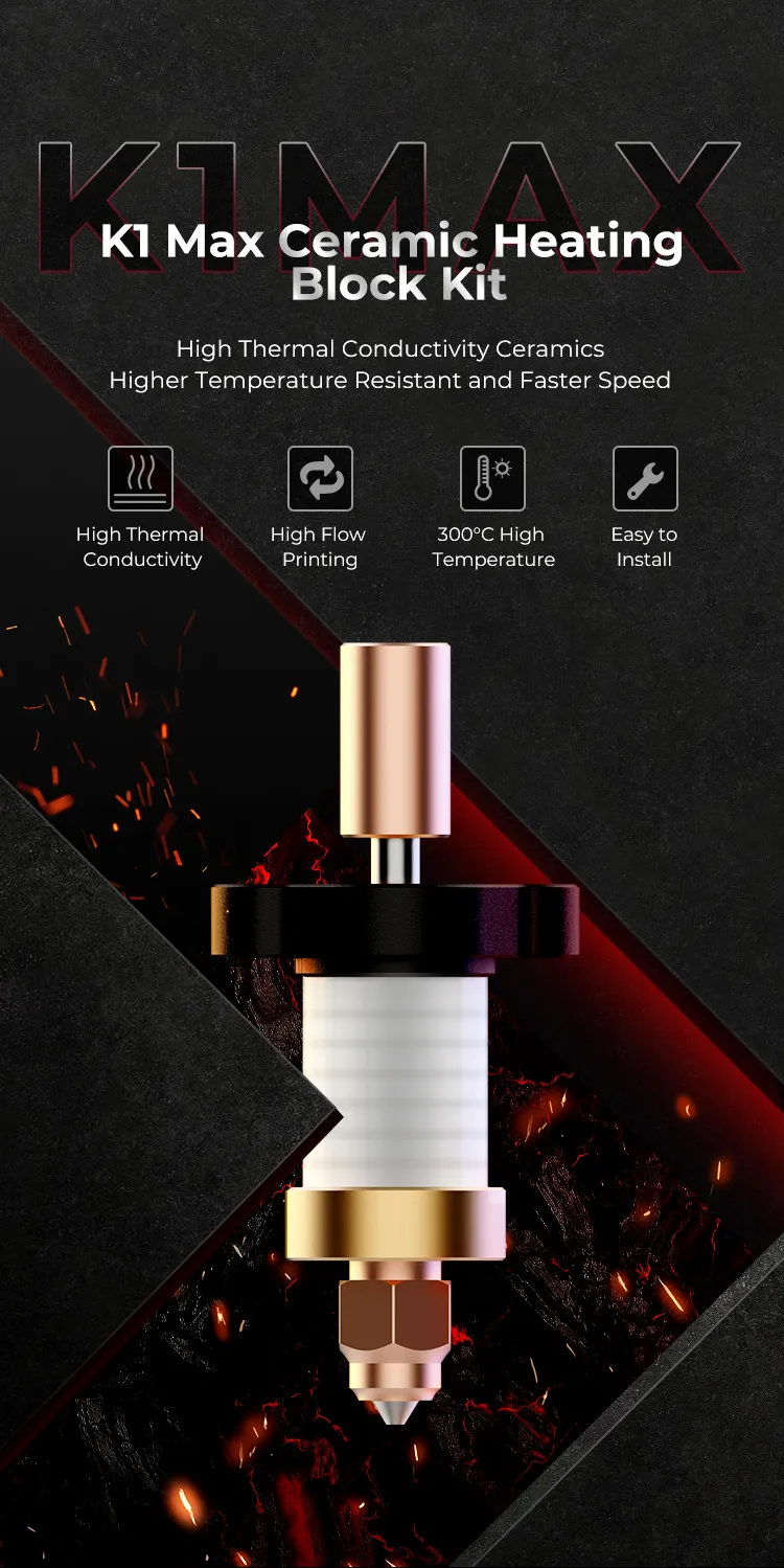 DHgate.com:Creality K1 Ceramic Heating Block Kit, Premium Material, 300 ...