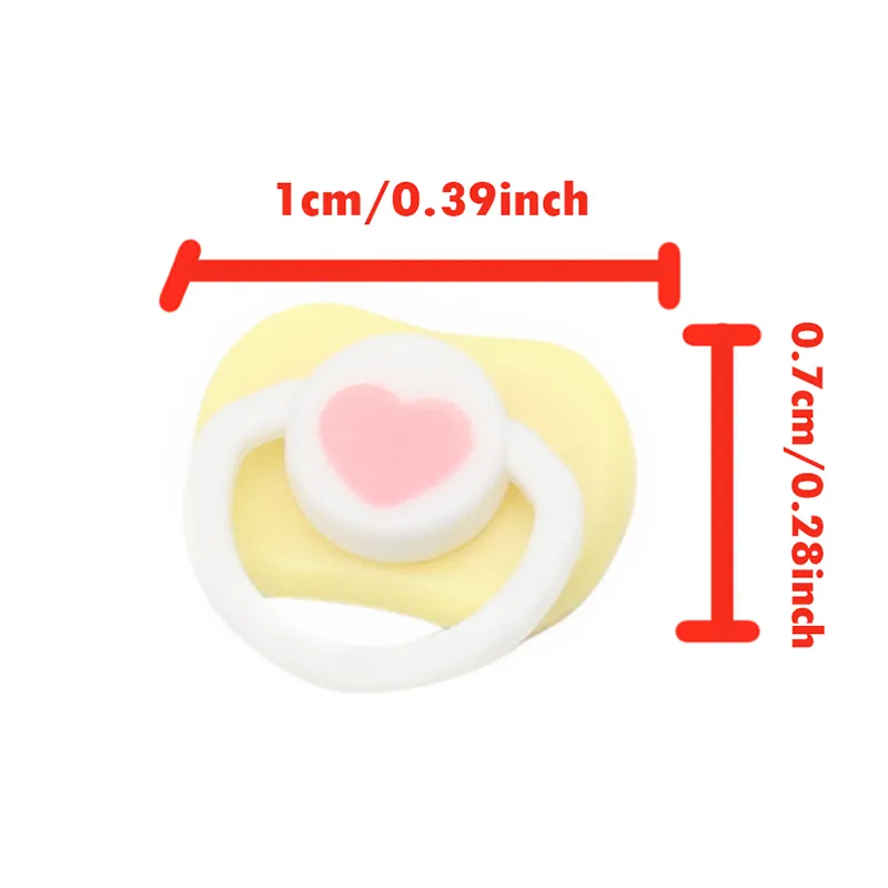 Mini Doll Pacifiers - Cute Dummy Nipples for Baby Dolls, OB11, BJD ...