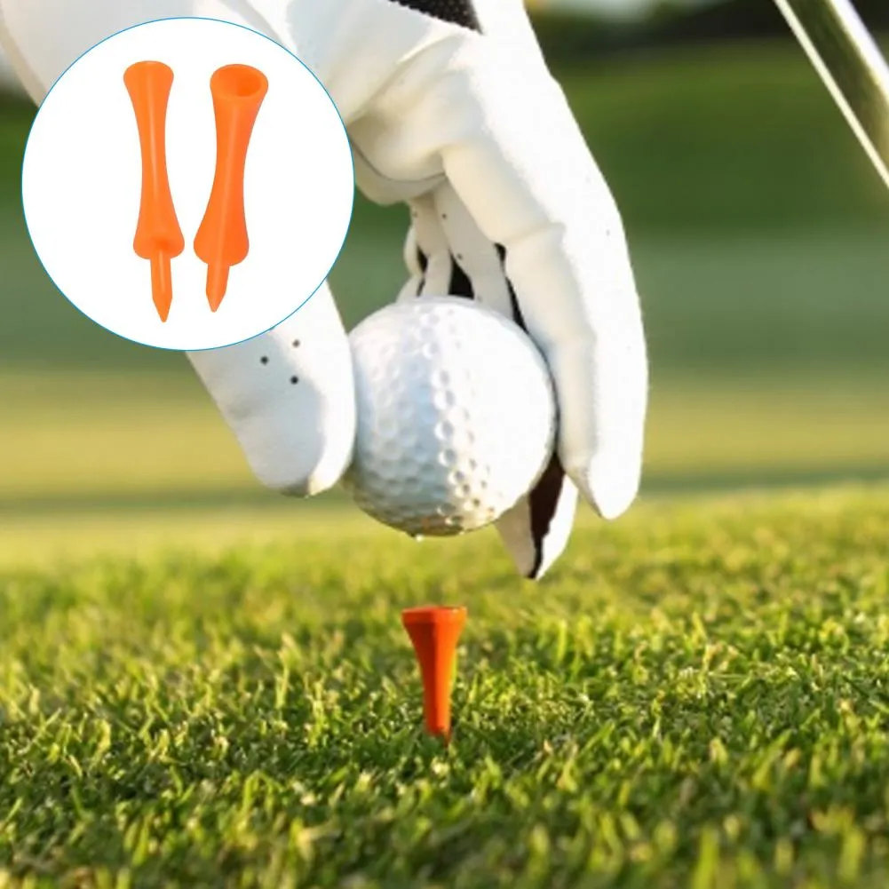 70mm Orange Plastic Golf Tees: Durable and Stable Golfing Accessories ...