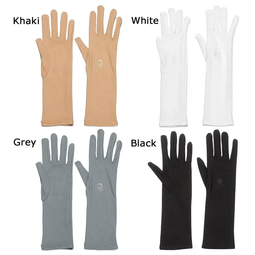 DHgate.com:2024 Womens Mid-Length Anti-UV Driving Gloves: Thin, Elastic ...