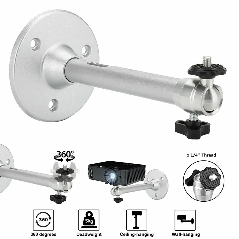 2024ZDSSY White Metal Projector Ceiling Mount for YG300 J15 P62 LED DLP ...