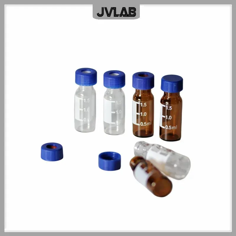 Blue Polypropylene Chromatography Vial Cap with Red PTFE/White Silicone ...