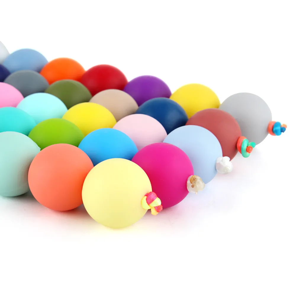 Silicone DIY Pacifier Beads, BPA-Free Teething Teether Necklace ...