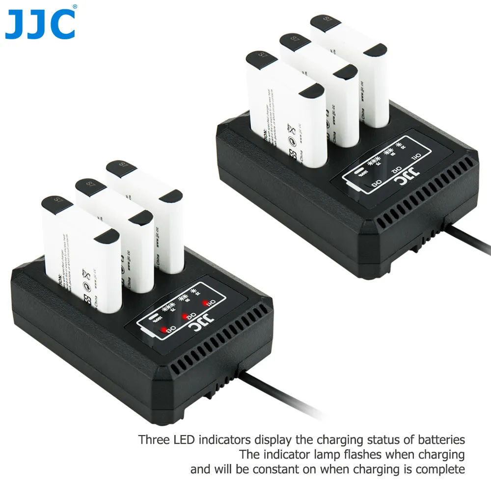 DHgate.com:JJC DB-110 LI-90B Multi Battery Charger Triple USB Camera ...