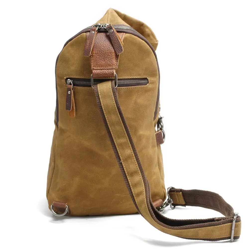 DHgate.com:Vintage Canvas Anti-Theft Chest Bag: Stylish & Secure ...