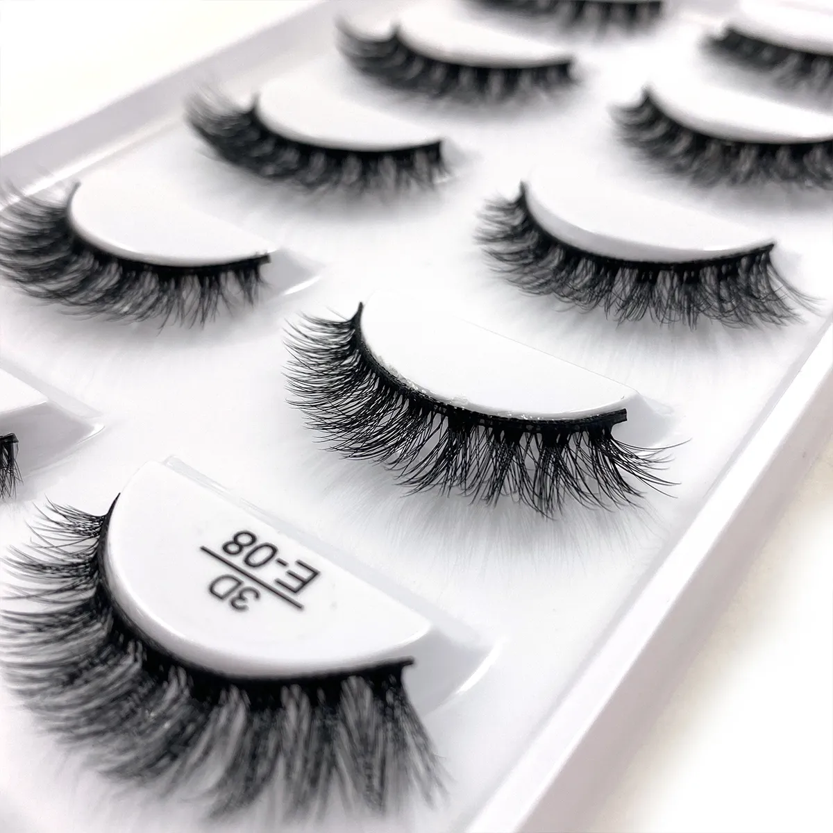 3D Mink Lashes - Natural False Lashes, Lightweight Faux Eyelashes for ...