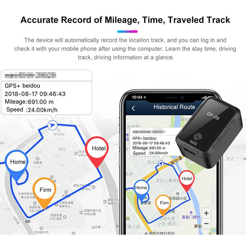 Mini GF 09 gps and tracker - Real Time Anti-Theft & Anti Lost Locator ...
