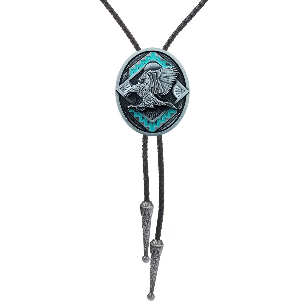 Ddmydesign Indian Bolo Totem Eagle Western Bolo Tie From Ddmydesign ...
