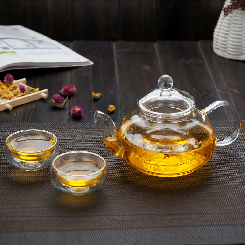 DHgate.com:Handmade Borosilicate Glass Teapot with Infuser for Loose ...