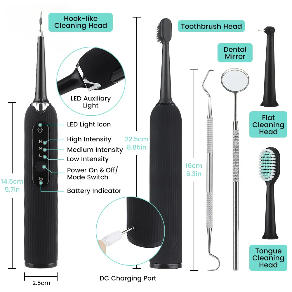 Electric Dental Scaler Sonic Tartar Plaque Calculus... From Ddmydec ...