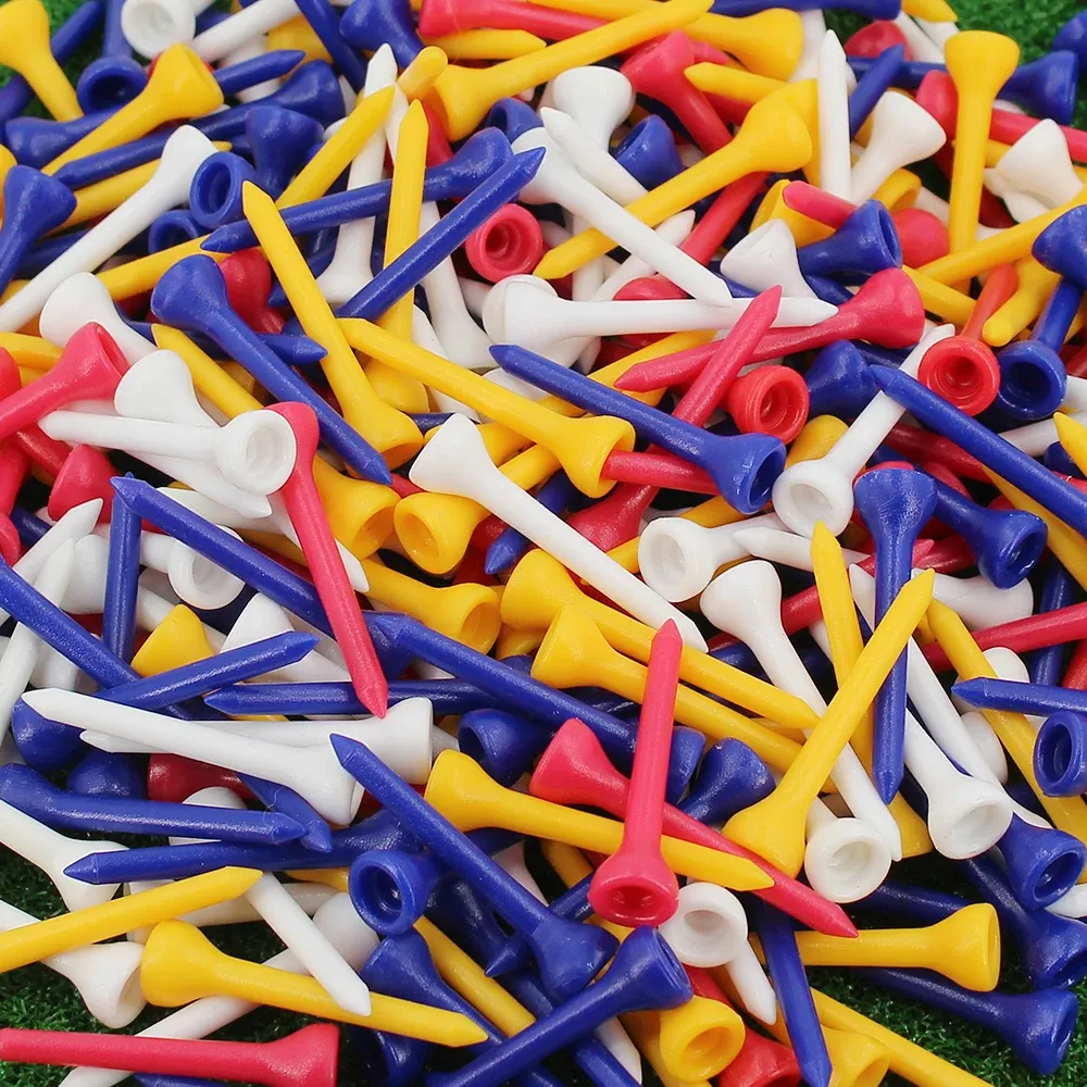 Golf Tees Plastic Wood Bamboo 4 Styles Golf Tee Colorful For All Over ...