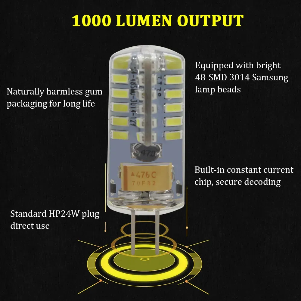 HP24W LED DRL Bulbs For Citroen C5 3008 5008 Peugeot No Error Canbus ...