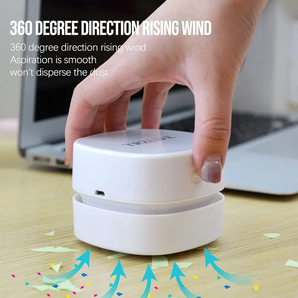 Desk Vacuum Cleaner Mini Dust Remover Desktop Keyboard Car Cleaner ...