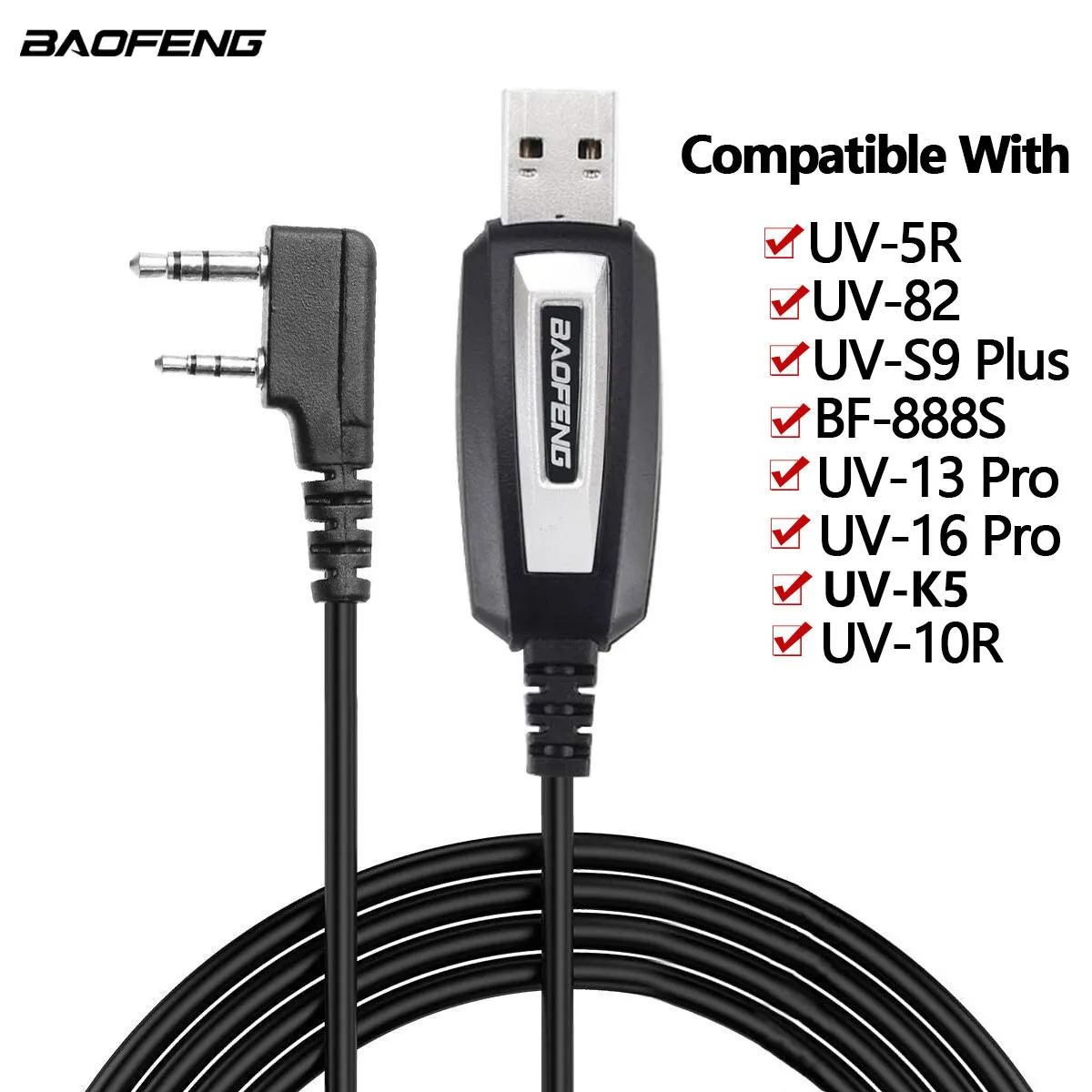 DHgate.com:BaoFeng USB Programming Cable with Driver CD for BaoFeng UV ...