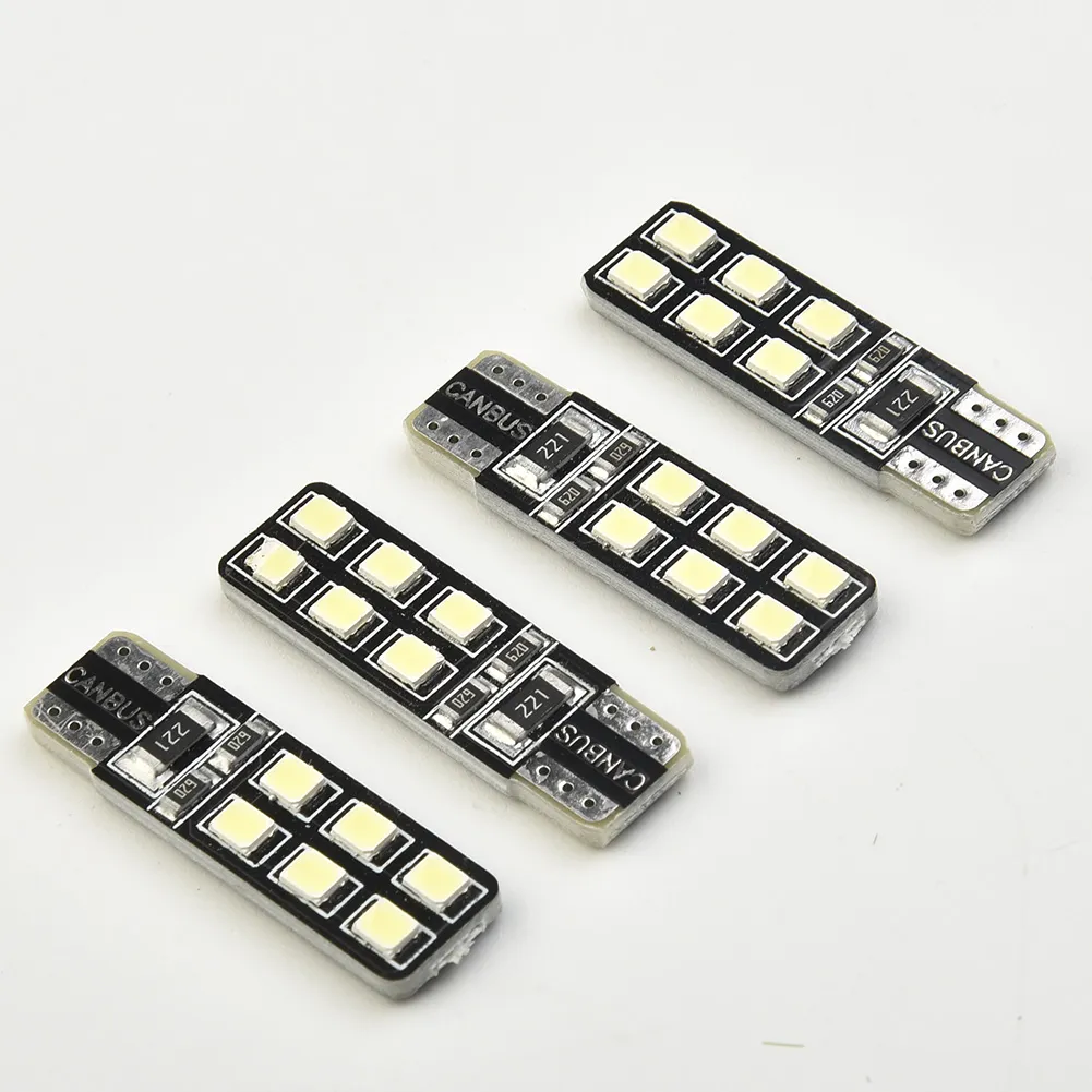 Error Free LED T10 12SMD 2835 Eyebrow Eyelid Light Bulbs For 2024 ...