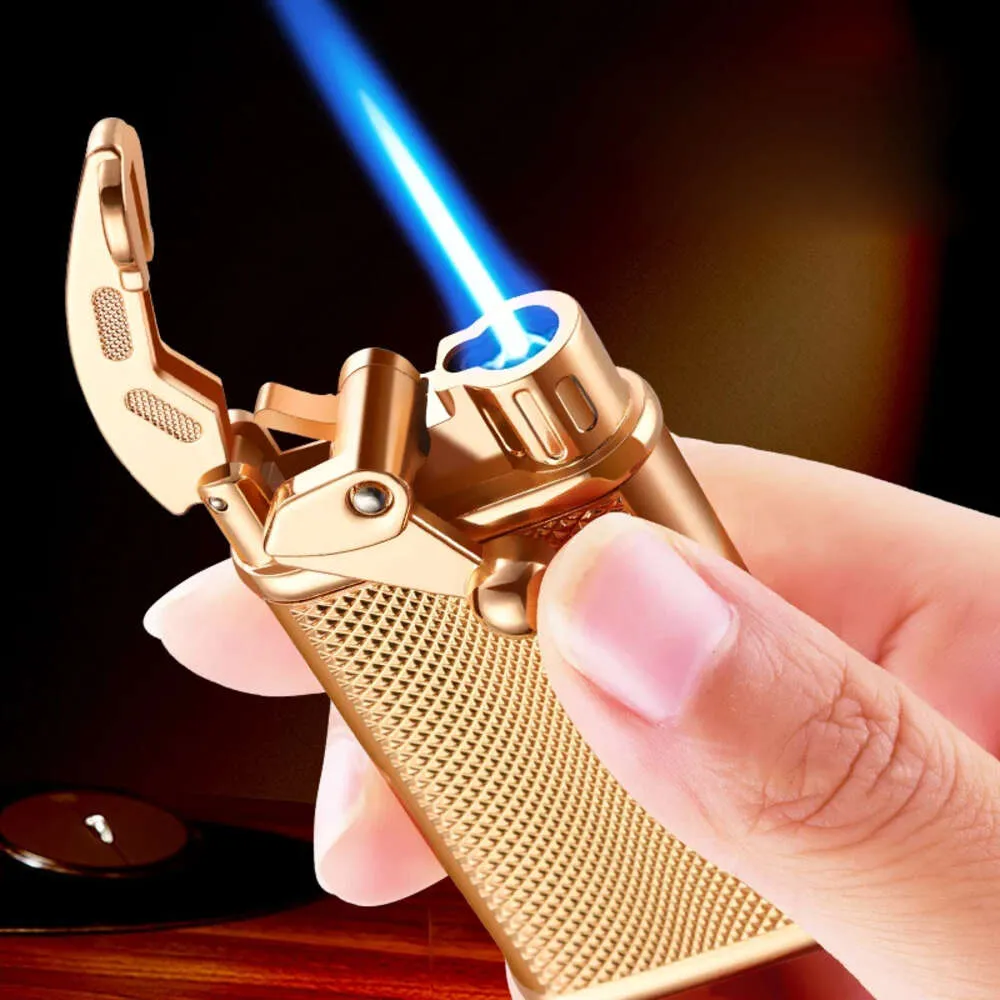 Premium Metal Windproof Torch Lighter - Portable Gas Lighter for ...