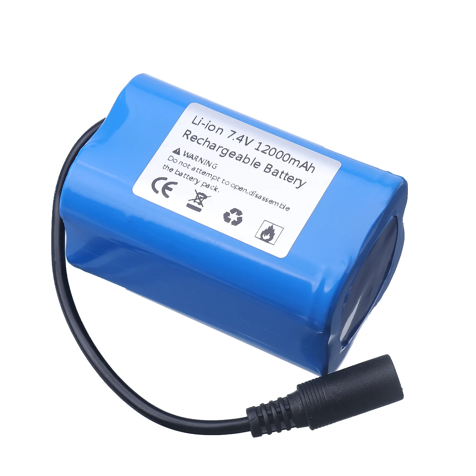 Remote Control Boat Battery: High Capacity 12000mAh/6000mAh 7.4V Power ...
