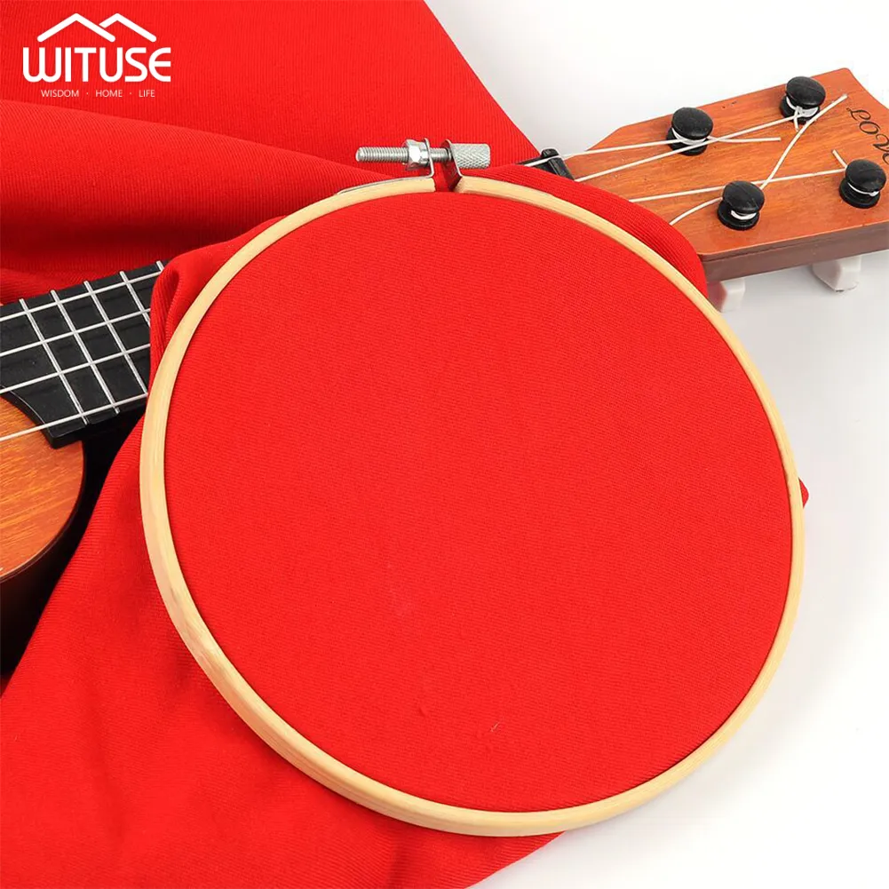 7-Piece Natural Bamboo Embroidery Hoops Set for Cross Stitch & Hand ...