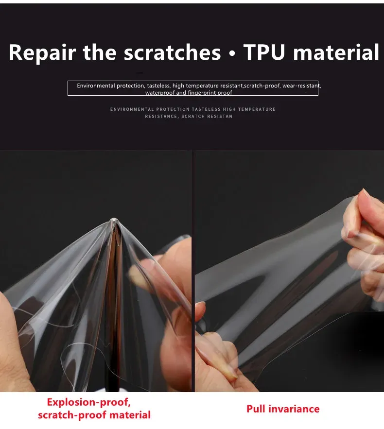 Transparent TPU Headlight Protective Film Sticker for Alfa Romeo Giulia ...