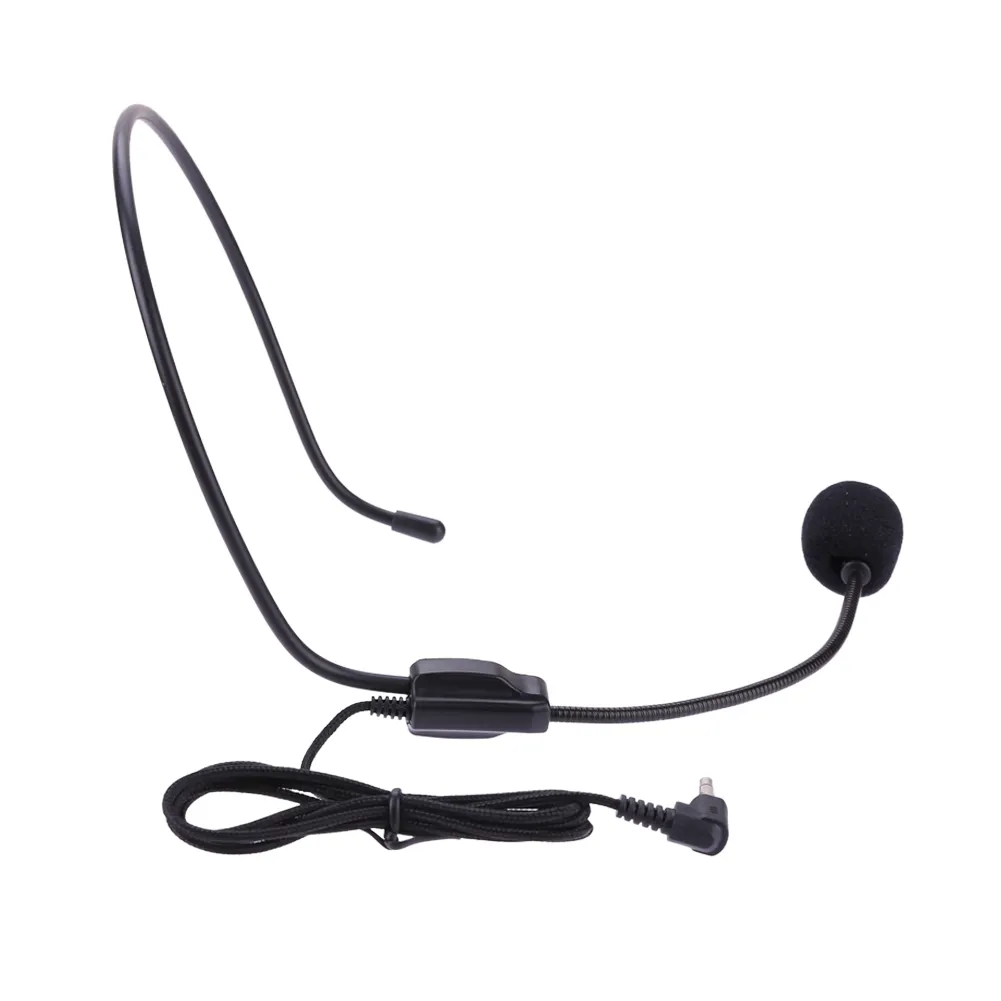 Portable Head-Mounted Microphone Headset with 3.5mm Plug - Ideal for ...