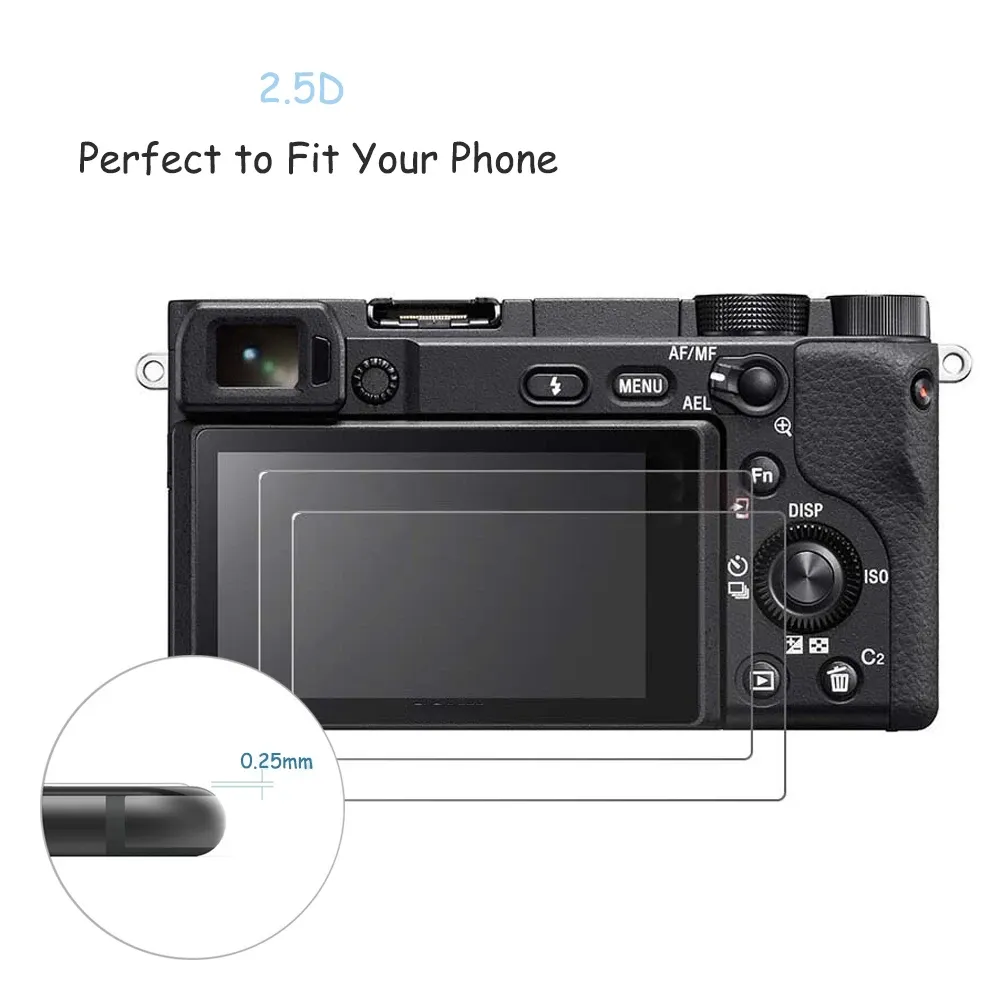 Two-Piece Display Protector: High Transparency Screen Guard for Camera ...