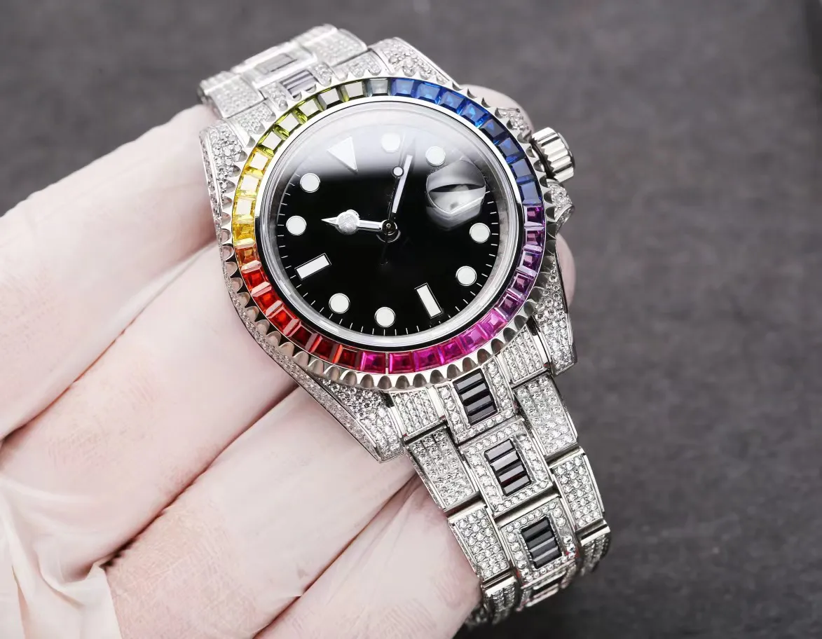 Luxury Men's chronograph watch with Ceramic Bezel, Automatic 2836 ...