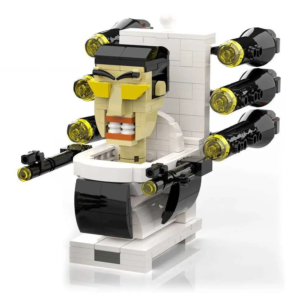 Skibidi Upgraded Toilet G Man Building Set Overlord Of Series Action ...