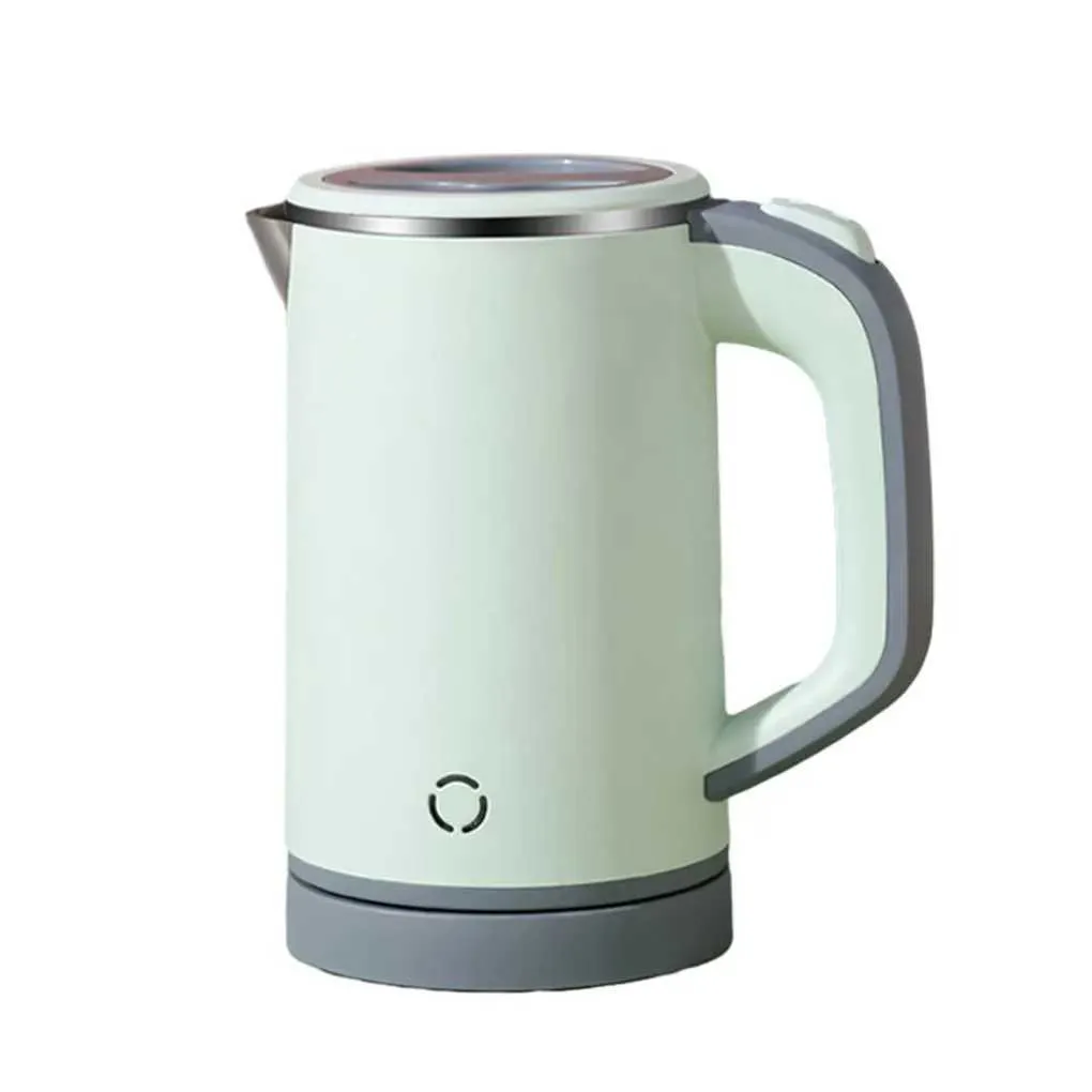 Stainless Steel Electric Kettle with Rotating Cord Storage - Compact ...