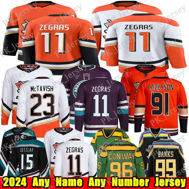 Retro Custom Hockey Featuring Trevor Zegras, Leo Carlsson, Troy Terry ...