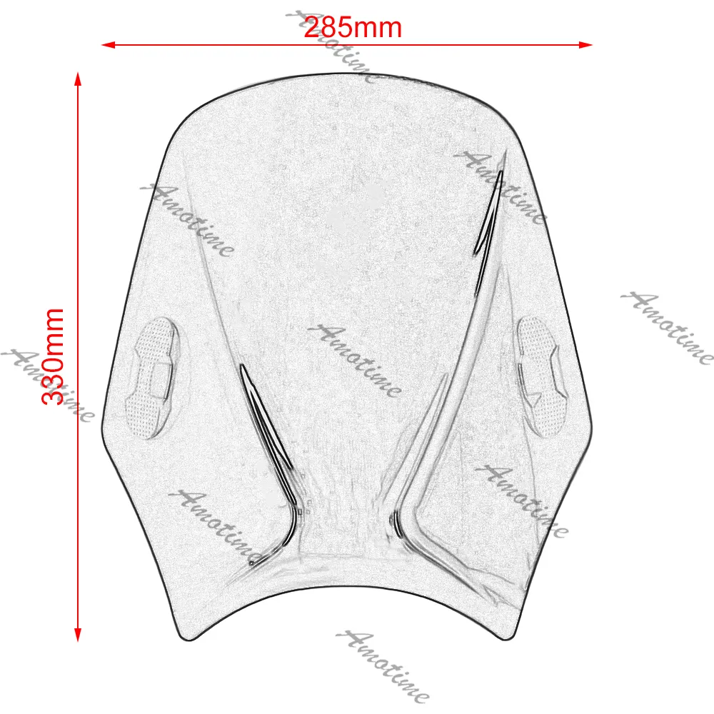 Motorcycle automotive sun visors & Deflector Set for Bullet, Meteor ...
