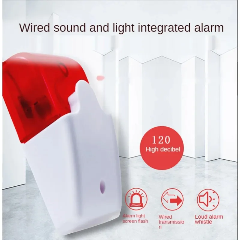 DHgate.com:Sound and Light Alarm Siren, 5V/9V/12V Anti-theft Horn, Easy ...
