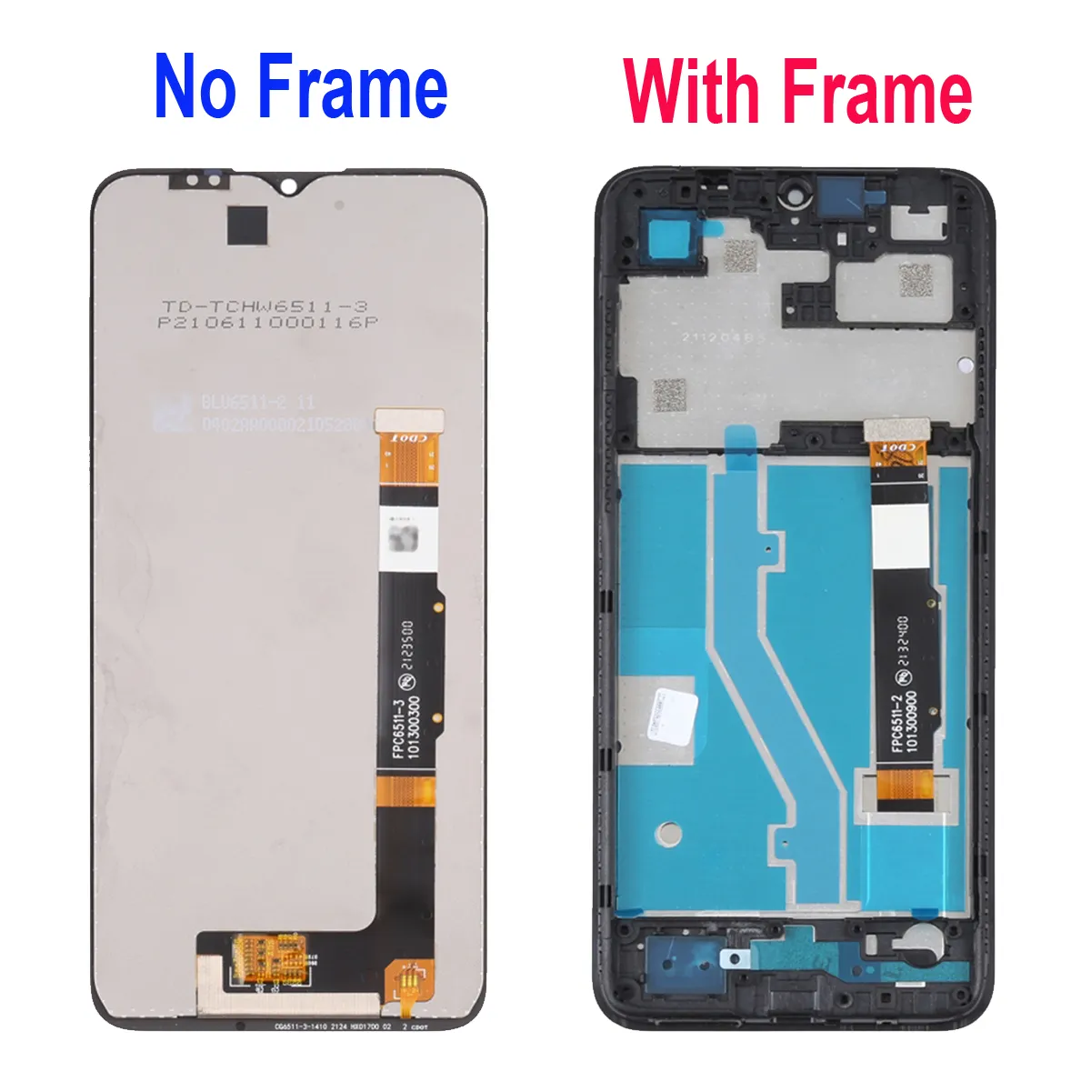 DHgate.com:Wholesale 6.5" LCD Module Assembly for TCL 305, 305i, 306, 6102D, X668, 6102H, 5164A ...